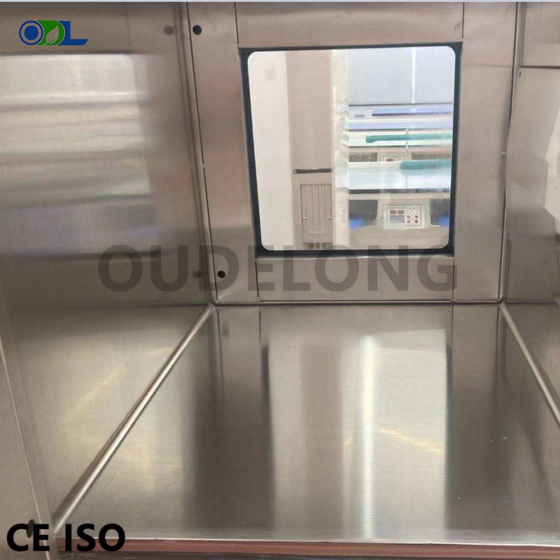 Stainless steel pass box - ODL Clean Room